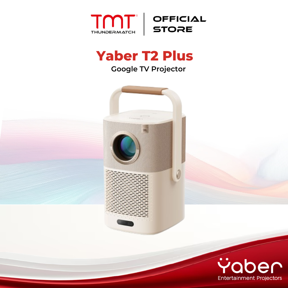 Yaber T2 Plus Google TV Projector | Sound By JBL | 1 Year Warranty | Shopee Malaysia