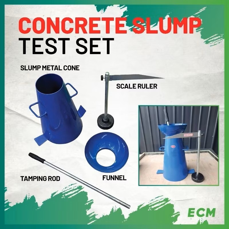 CONCRETE SLUMP TEST CONE SET / SLUMP CYLINDER TEST EQUIPMENT (WITH ...