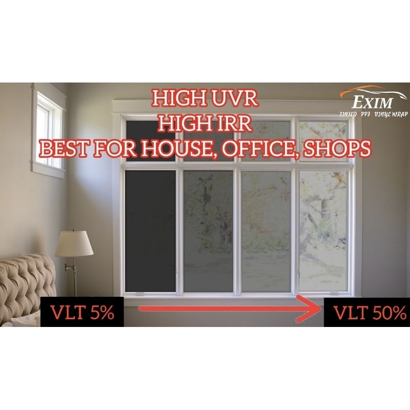 🔥🔥🔥TINTED FOR BUILDING WINDOW (VLT 5,15,30,50)🔥🔥🔥 | Shopee Malaysia