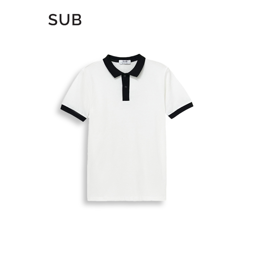 [Online Exclusive] SUB Men Short-Sleeve Polo Tee - White - S3M714 ...