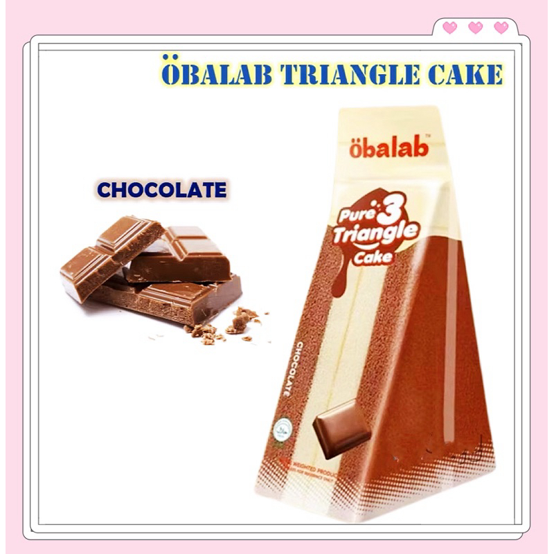 [HALAL] KEK VIRAL OBALAB TRIANGLE CAKE & KOTA BREAD CHOCOLATE EGG SKIN ...