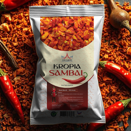 Cili Lado : Kropia Sambal : 250 Gram : Snek Popia Berperisa | Shopee ...