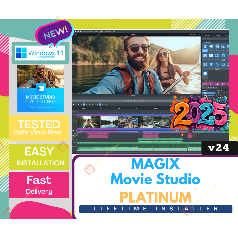 MAGIX Movie Studio 2025 Platinum 🔥v24 | 𝑳𝑨𝑻𝑬𝑺𝑻 Video Instll | Full ...