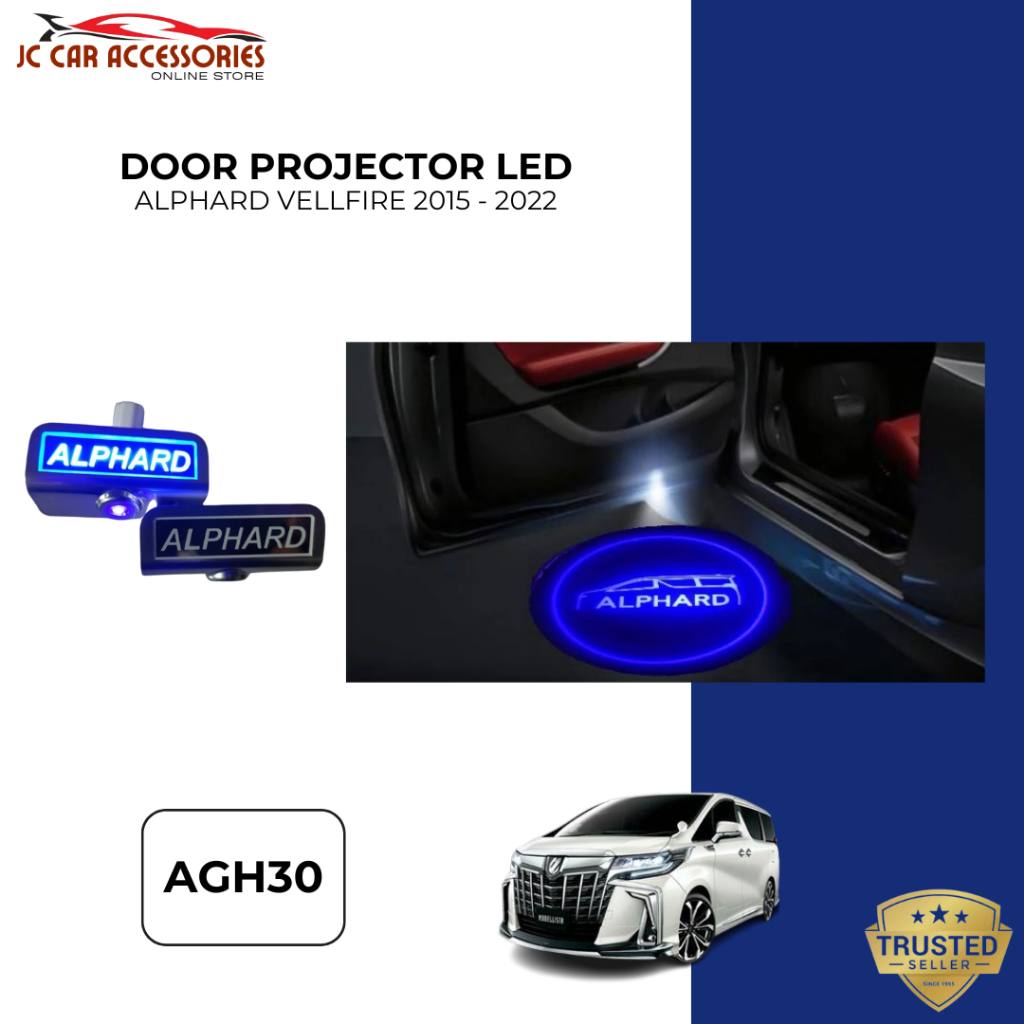 Toyota Alphard Vellfire Door Panel Projector Light Shadow Welcome LED ...