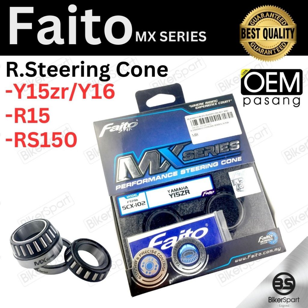 FAITO ORIGINAL PERFORMANCE Steering Cone MX-Series YAMAHA HONDA SET ...