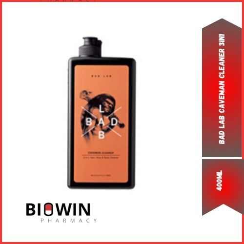 Bad Lab Caveman 3-in-1 Cleaner 400ml (Hair, Face & Body Cleaner ...