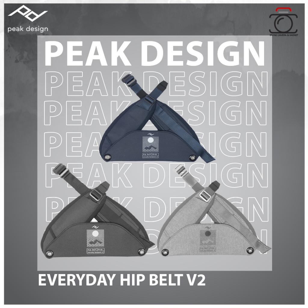 Peak Design Everyday Hip Belt v2/ Black /Ash/Midnight | Shopee Malaysia