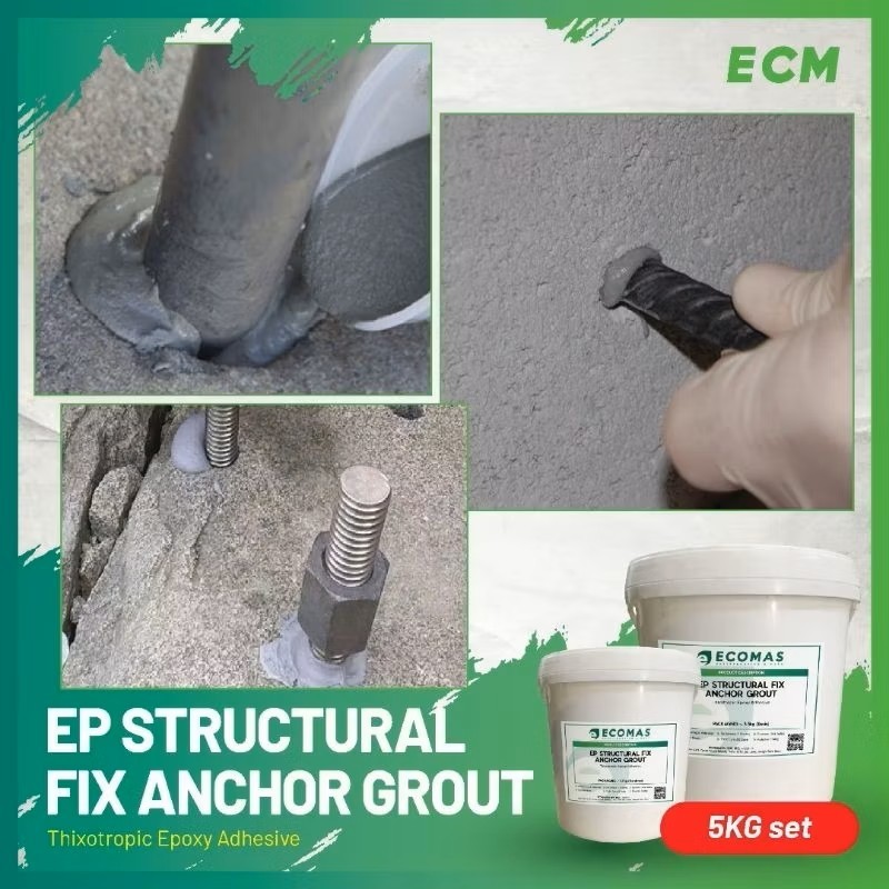 EP STRUCTURAL FIX ANCHOR GROUT (5KG SET) - Two Pack Thixotropic Epoxy Adhesive | Shopee Malaysia