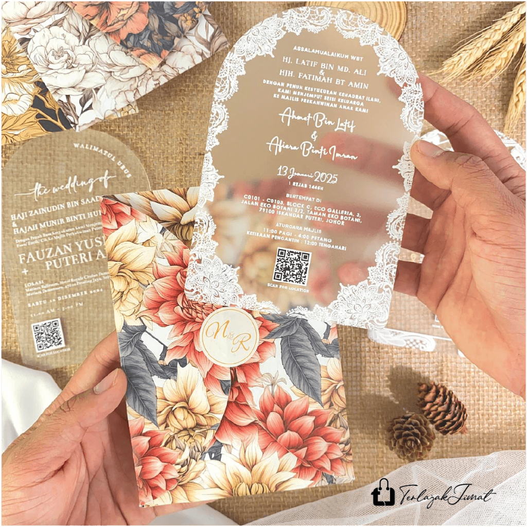 KAD ARCH ACRYLIC FROSTED - Kad Kahwin Crystal Acrylic Wedding ...