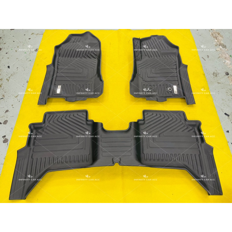 Ford Ranger T9 2022 2023 Carpet Car Floor Mat 3 Pcs | Shopee Malaysia