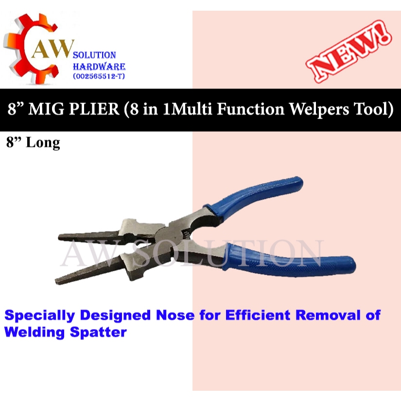 8” MIG PLIER (8 in 1Multi Function Welpers Tool) | Shopee Malaysia