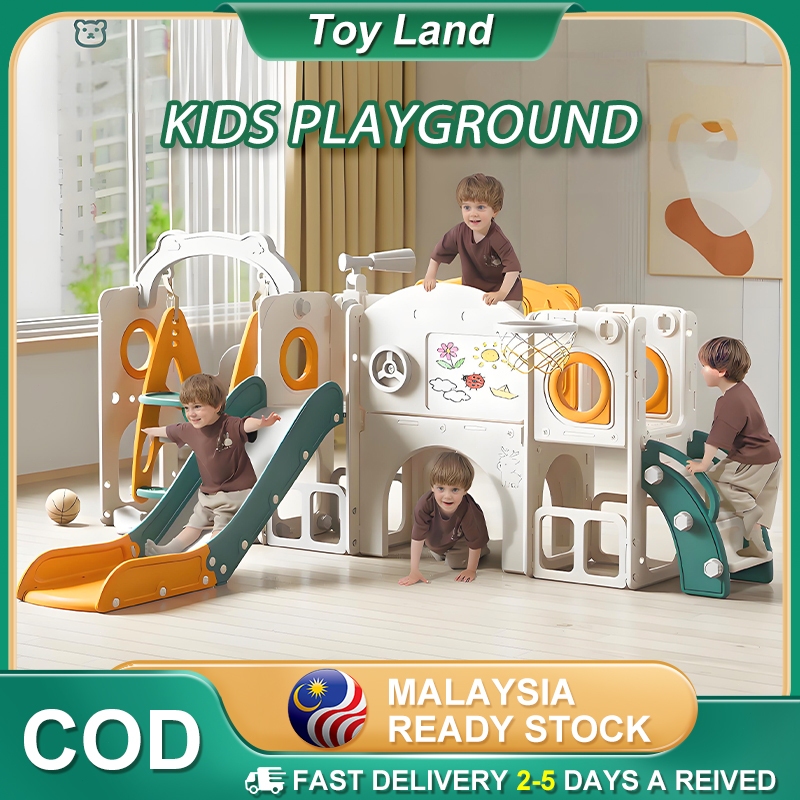 Children Slide Indoor Playground Swing Basket Slide for kids outdoor ...