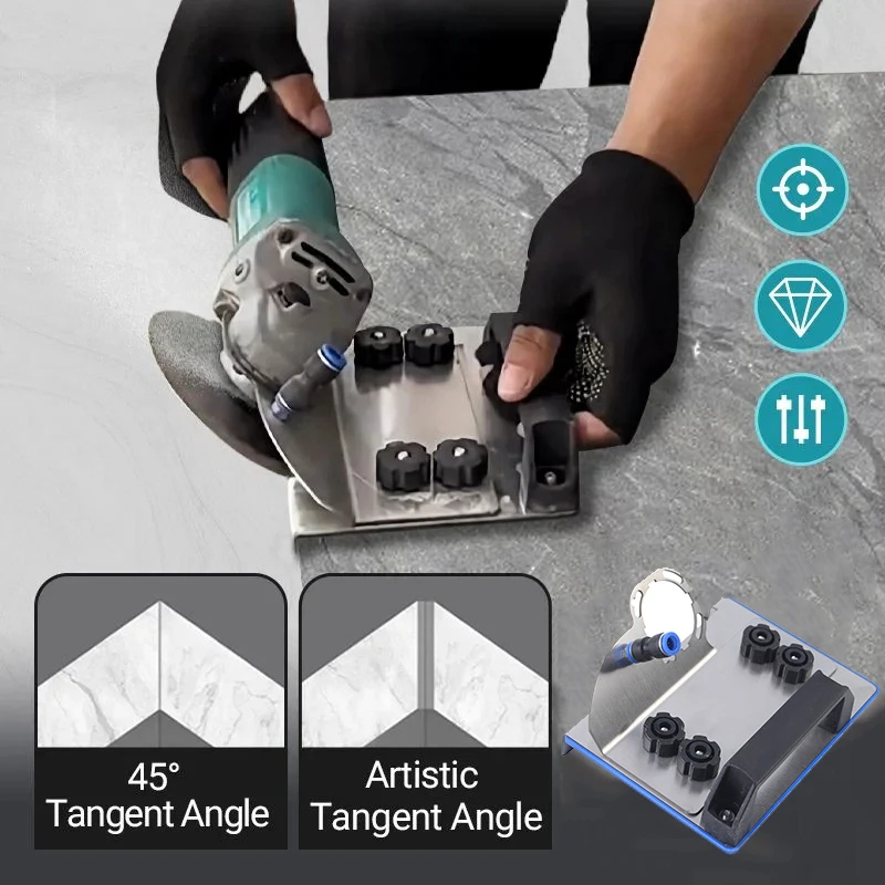 Angle Grinder Stand for Tile 45 Degree Chamfer Cutting 45° Angle Tile ...
