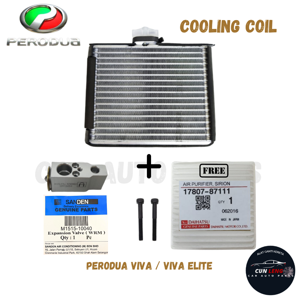 1 Year Warranty PERODUA VIVA / VIVA ELITE (SANDEN SYSTEM) CAR AIRCOND ...