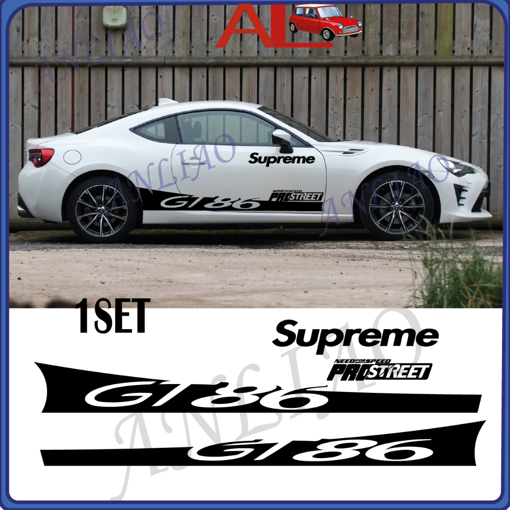 TOYOTA GT86 side door sticker side body sticker | Shopee Malaysia