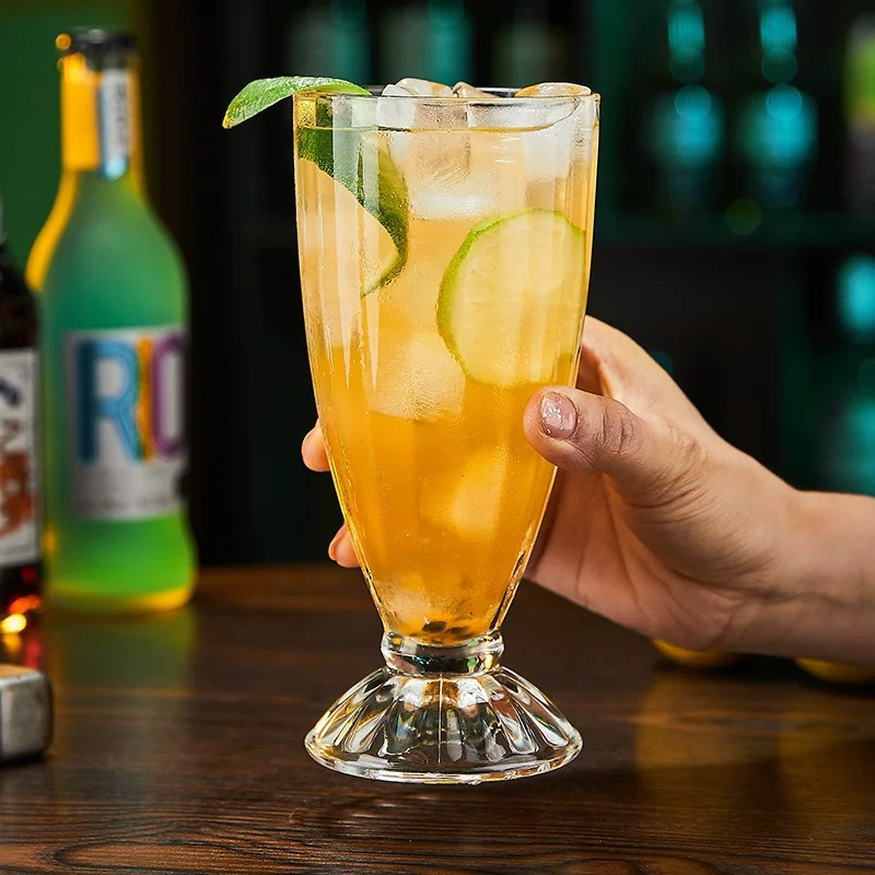 Root Beer Float Milkshake Glass Dessert Sundae Ice Cream Soda Tall Milk ...