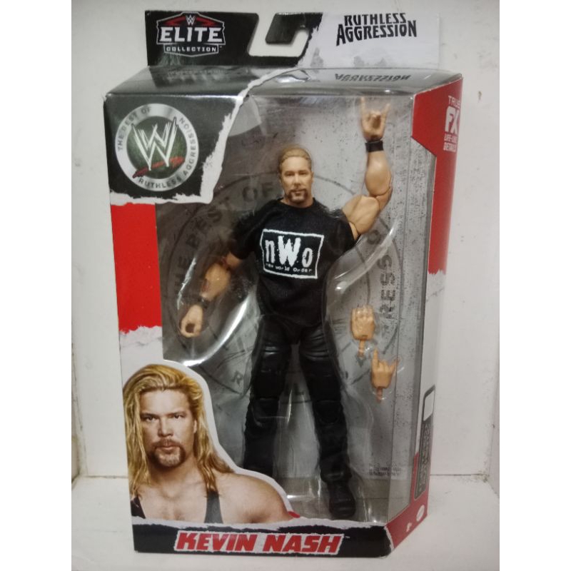 Mattel WWE Elite Ruthless Aggression Kevin Nash NWO Wrestling Action ...