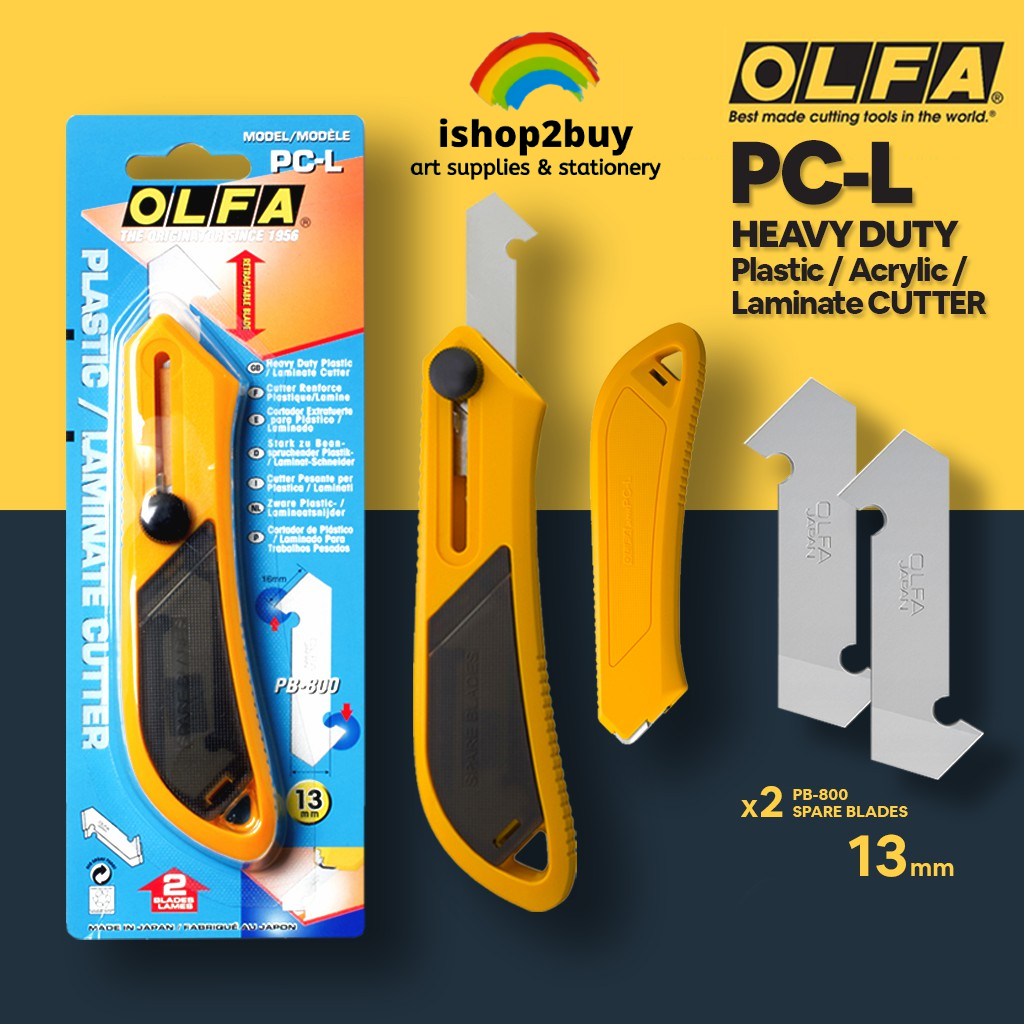 OLFA Plastic Cutter Acrylic Cutter PC-L Laminate Cutter Knife Olfa ...
