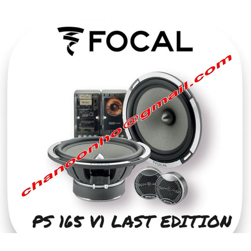 FOCAL PS 165 V1 LAST EDITION 2 separate way kit 16.5 cm High-Performance Car Audio Speakers ...