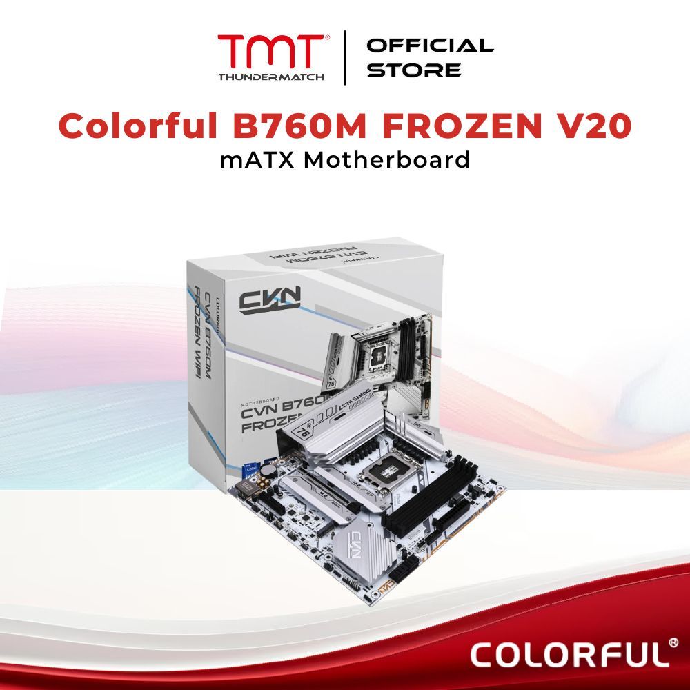 Colorful CVN B760M FROZEN WIFI V20 mATX Motherboard | Shopee Malaysia