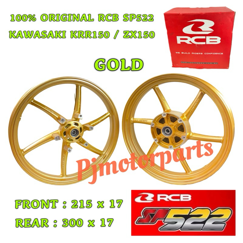 KAWASAKI KRR150 ZX150 KRR 150 (100% ORIGINAL RCB SP522) FRONT 215 X 17 ...