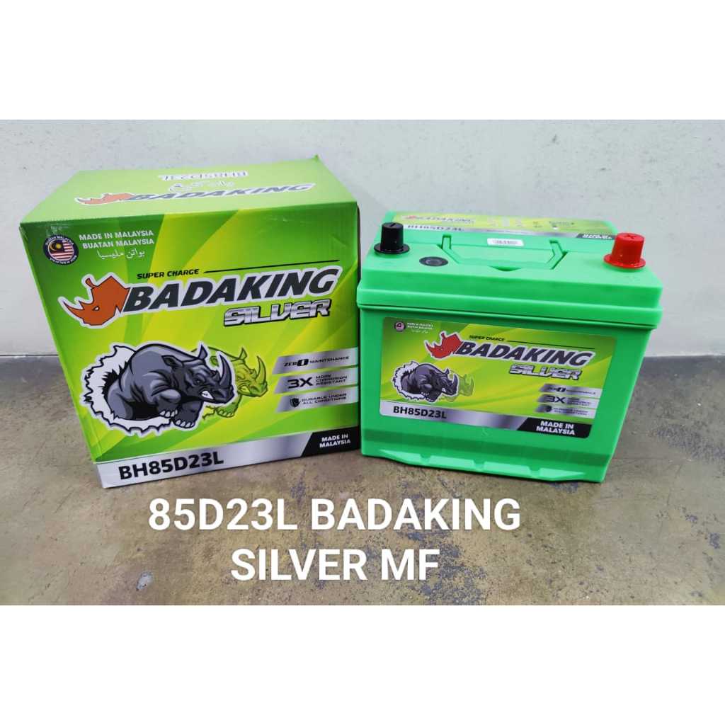 [ 85D23L ] BADAKING SILVER Car battery Bateri kereta |Toyota Vellfire ...
