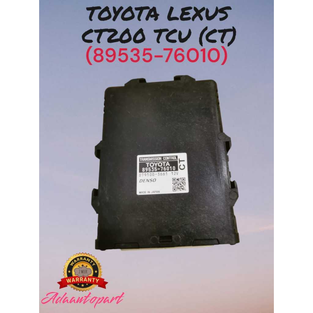TOYOTA LEXUS CT200 TCU (CT) (USED) - 89535-76010 | Shopee Malaysia
