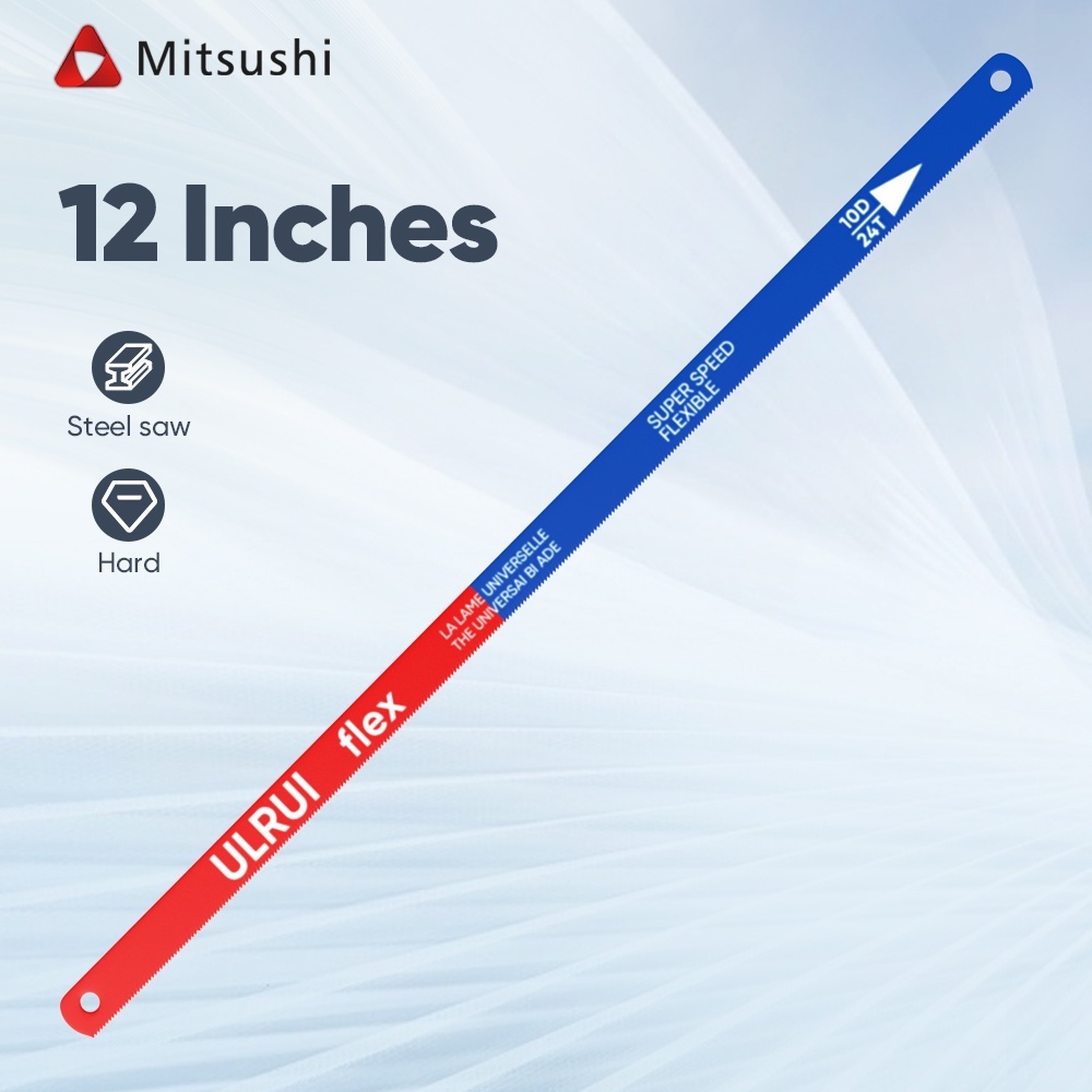 Mitsushi Hack Saw Blade Mata Gergaji Besi with Double Side 1Pcs Metal ...