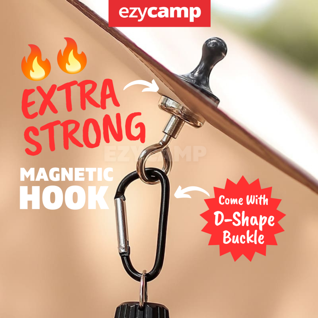 Strong Hanging Magnetic Clip Flysheet Magnet Hanger Clip Gantung Lampu ...