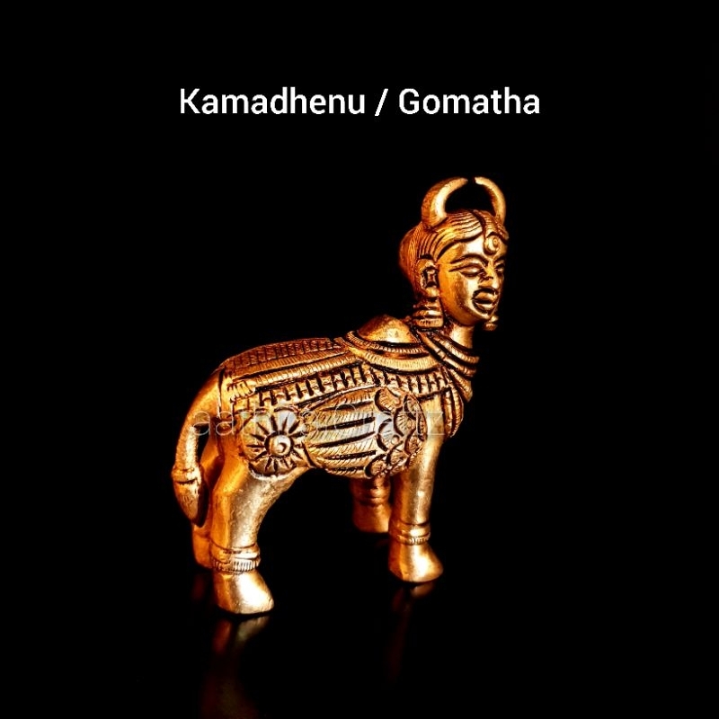 KamadhenuBrass Antique Finish Gomatha / Cow | Shopee Malaysia