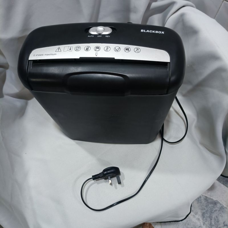 6 sheets 220V Electric Paper Shredder 10L bin Paper Cutter Mini Paper ...