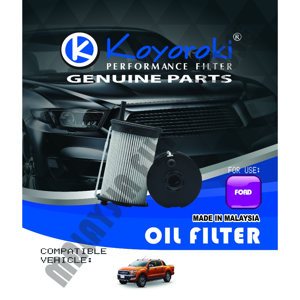 FORD RANGER WILDTRAK(KD) 2.2,2.3 TURBO DIESEL(2019~) PENAPIS OIL FILTER ...