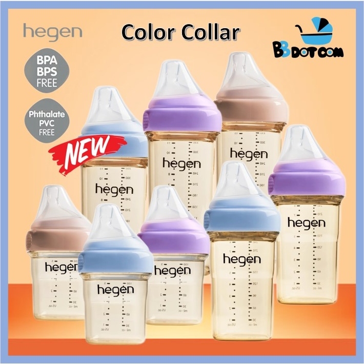 [ 100% Original ] Hegen PCTO Feeding Bottle PPSU 60ml/150ml/240ml/330ml (2oz/5oz/8oz/11oz) Basic ...