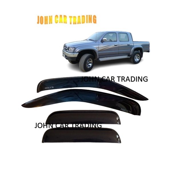 Toyota Hilux 166 SR Turbo Pickup 4" Window Door Visor Hilux SR166 Air ...