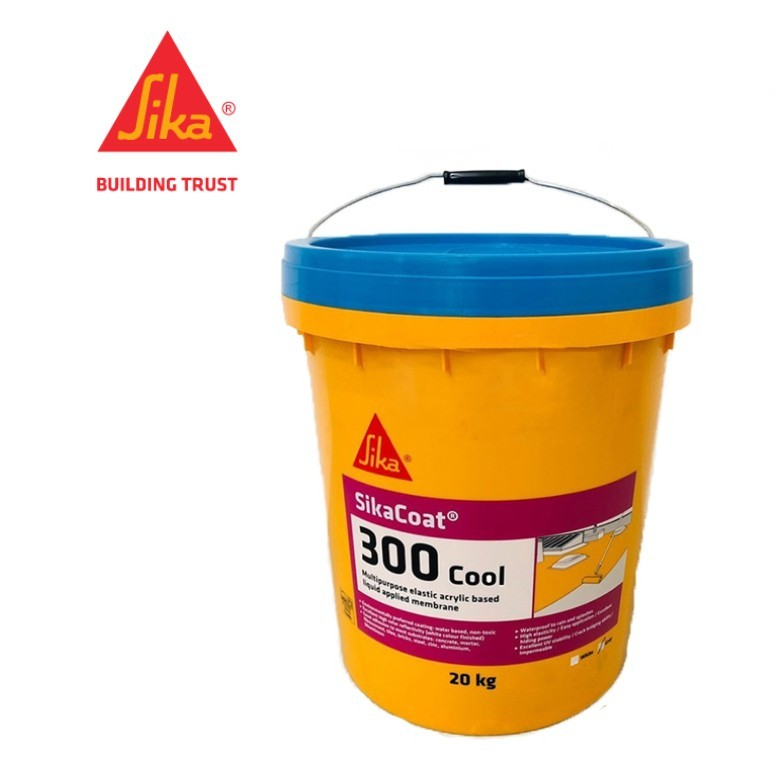 SIKACOAT 300 COOL (20KG) Multipurpose Elastic Acrylic Based Liquid ...