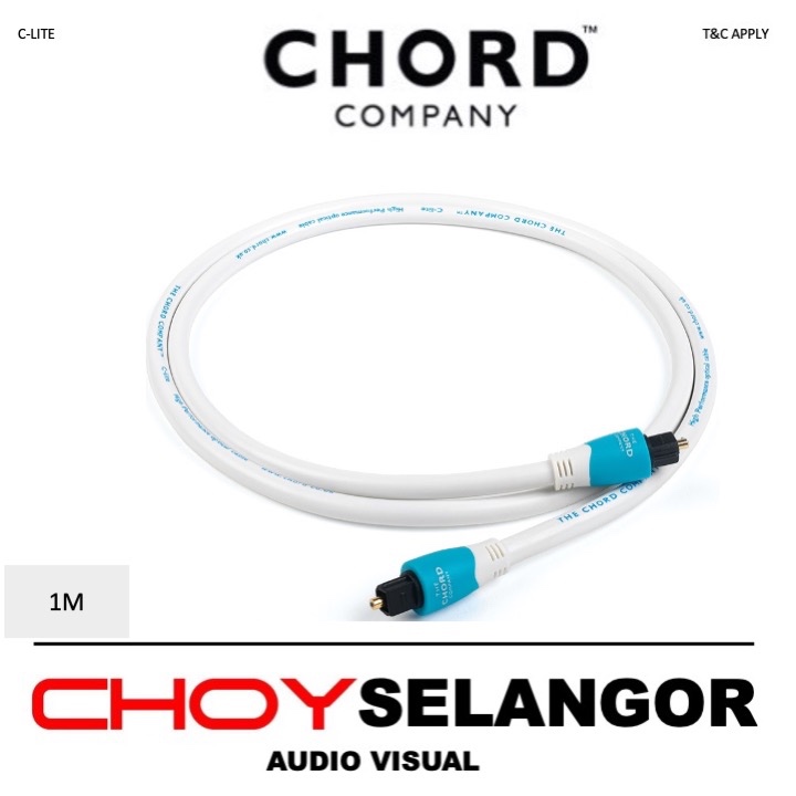 Chord C-Lite Digital Optical Audio Interconnect 1M | Shopee Malaysia
