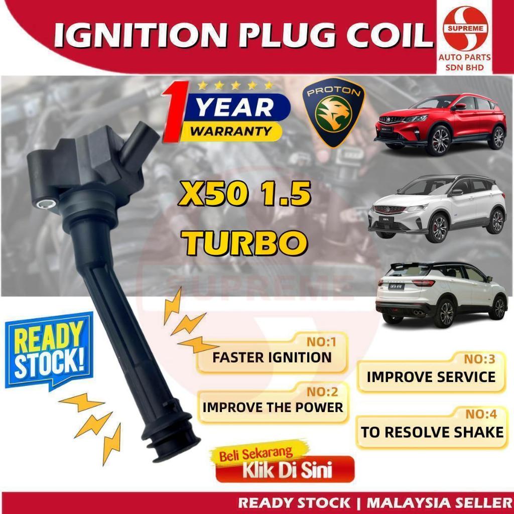 S2U Car Ignition Plug Coil Proton X50 1.5 Turbo Spark Coil Plug Kereta ...