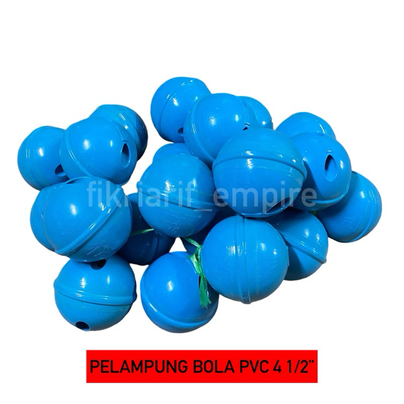 Pelampung Pukat Bola Plastik 4 1/2"Inch Trawl Net Float Ball ...
