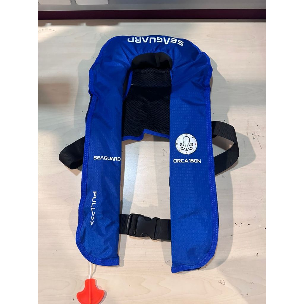 SEAGUARD ORCA 150N - AUTOMATIC INFLATABLE LIFEJACKET | Shopee Malaysia