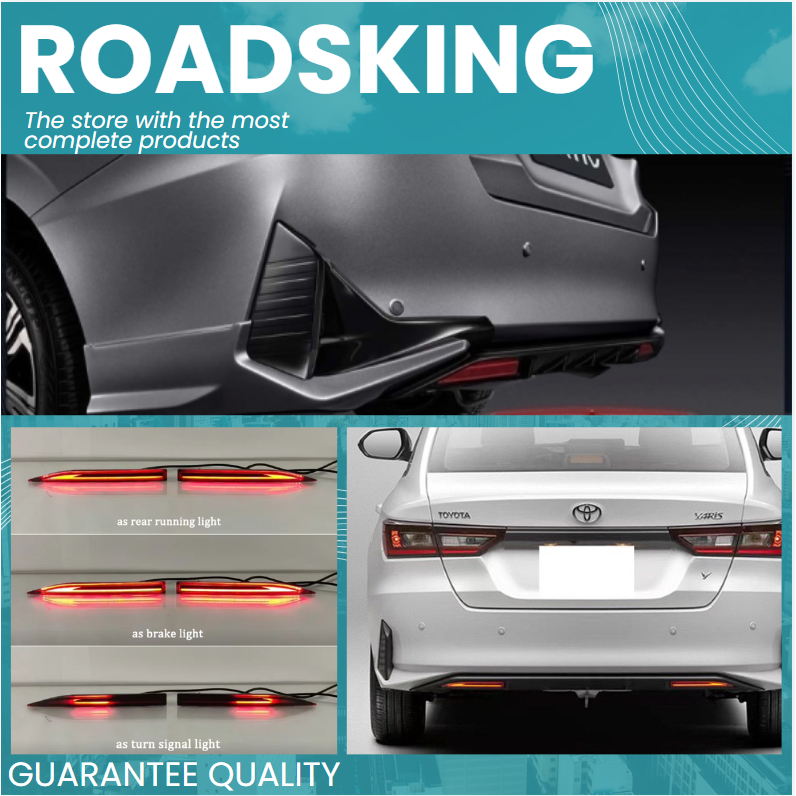 TOYOTA VIOS 2023-2024 ATIV 2023 REAR BUMPER REFLECTOR RUNNING SIGNAL ...