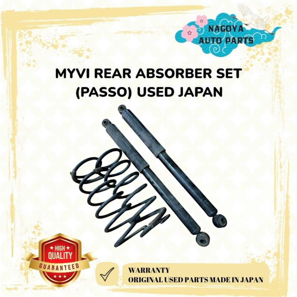 MYVI REAR ABSORBER SET (PASSO) USED JAPAN | Shopee Malaysia