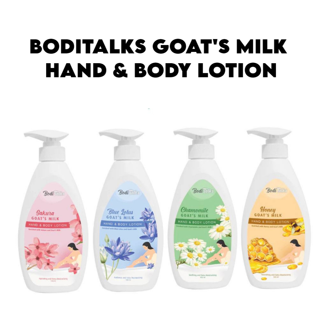 BodiTalks - Goat Milk Hand & Body Lotion 500ml | Shopee Malaysia