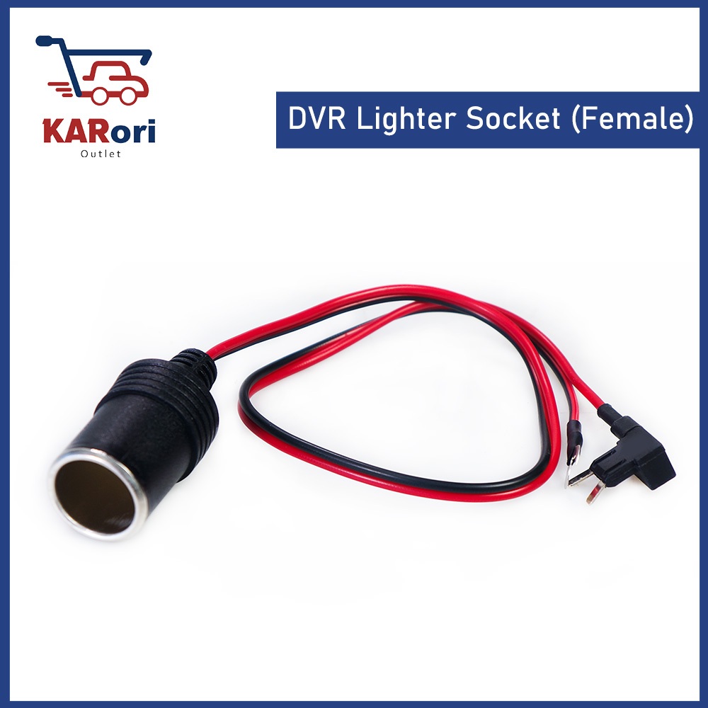 12V/24V CAR DVR LIGHTER SOCKET (FEMALE) | Shopee Malaysia