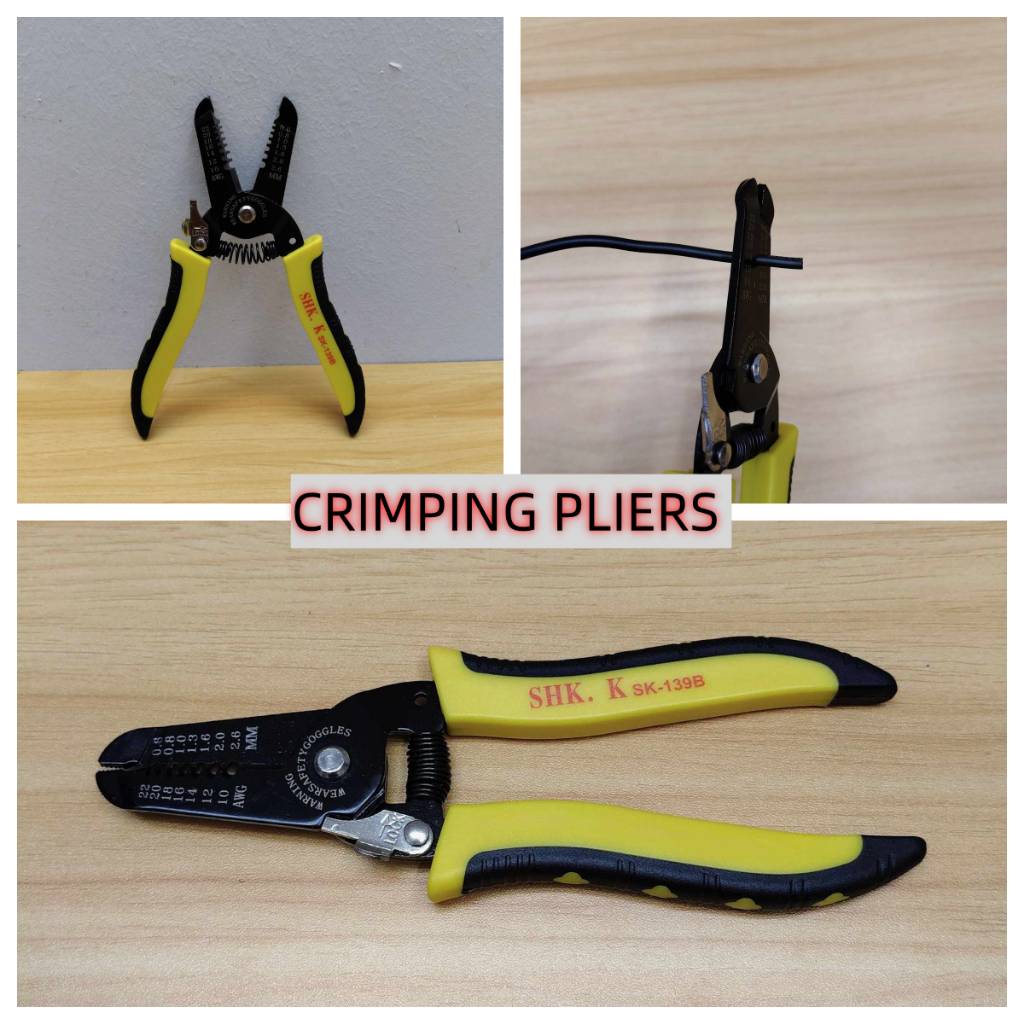 CRIMPING PLIERS TERMINAL CLIP PLIERS CUTTING TOOL WIRE CONNECTOR ...