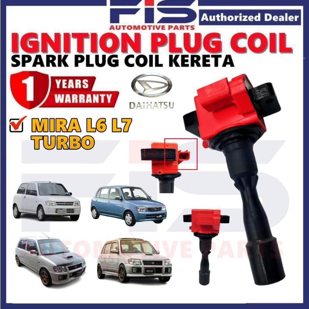FIS Car Ignition Coil Plug Daihatsu Mira L6 L7 Turbo Spark Koil Plug ...