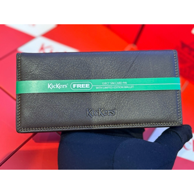 Kickers Genuine Leather Long Purse 💯% Ori ( 53112 ) | Shopee Malaysia