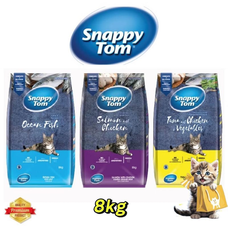 Snappy Tom Dry Cat Food 8kg | Shopee Malaysia