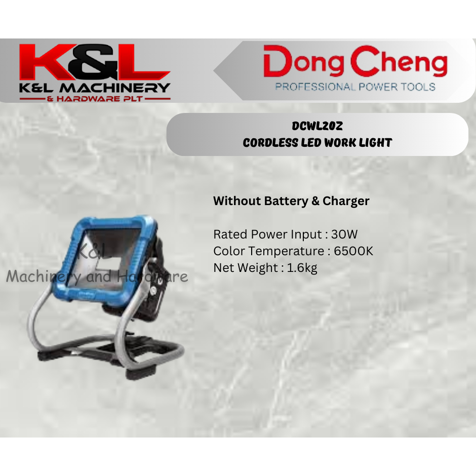 DONG CHENG DCWL20Z Cordless LED Work Light | Shopee Malaysia