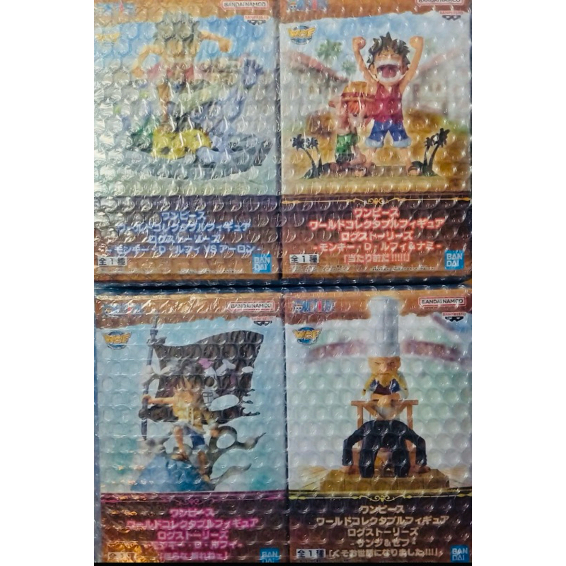 One Piece World Collectible Figure Log Stories 4-piece set | Shopee ...