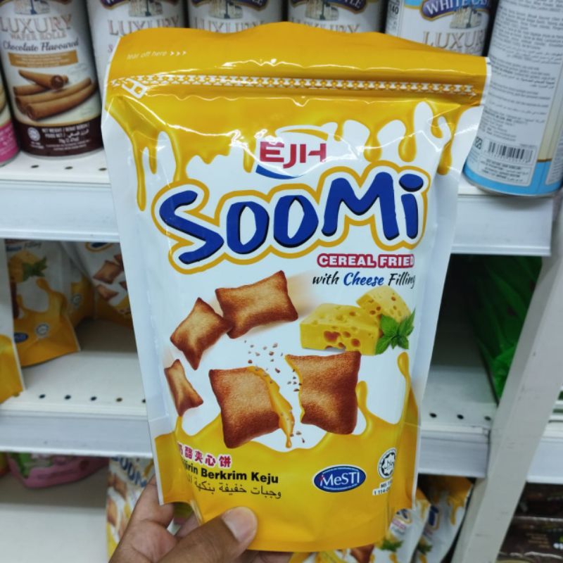 EJH Soomi Biscuit Cereal Fried Cheese Cream Filling Biskut Berkrim Keju ...
